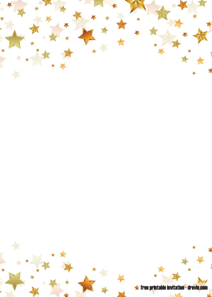 FREE Printable Twinkle Twinkle Little Star Invitation Templates