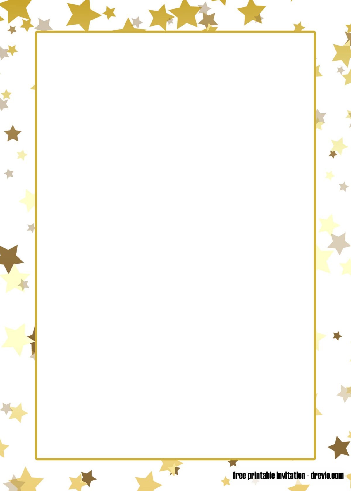 FREE Printable Twinkle Twinkle Little Star Invitation Templates