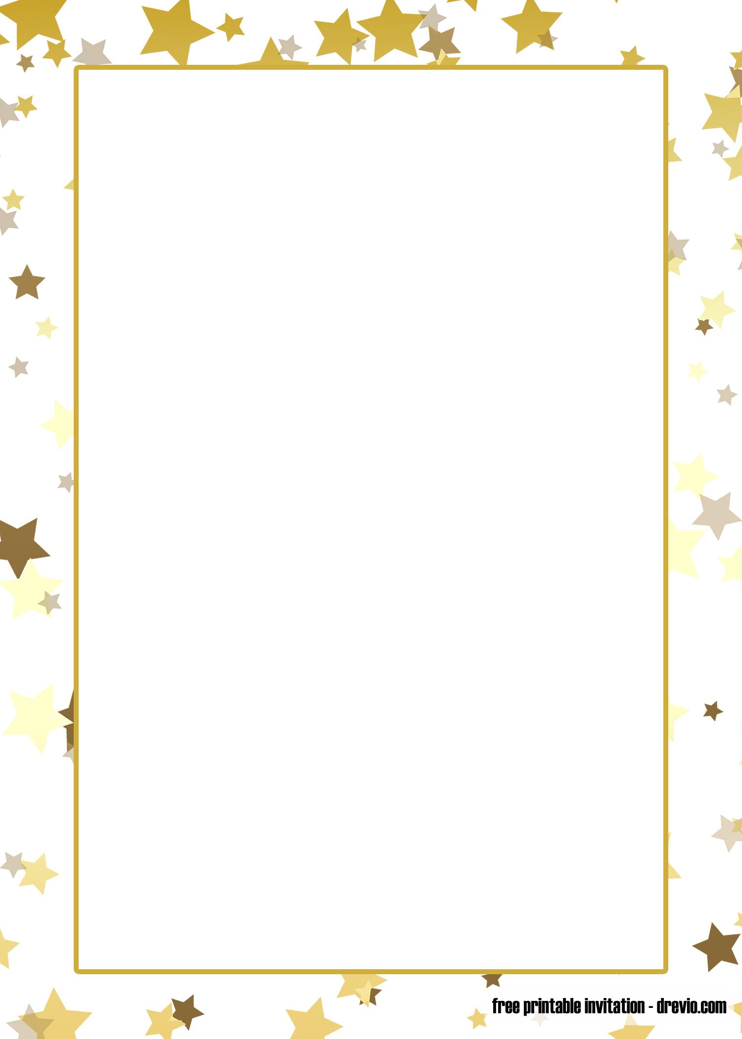 FREE Printable Twinkle Twinkle Little Star Invitation Templates