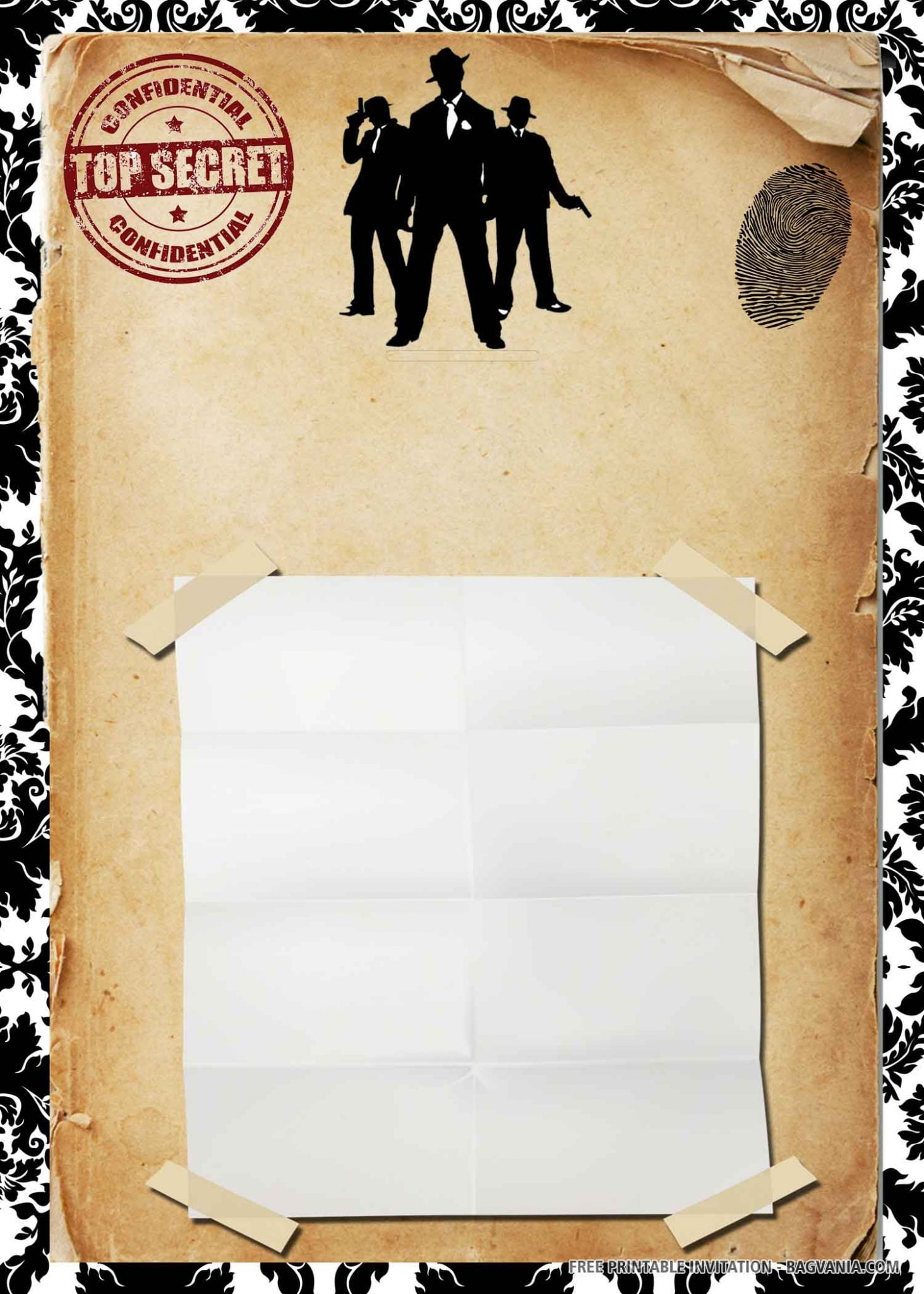 (FREE PRINTABLE) – Smart Detective Birthday Invitation Templates