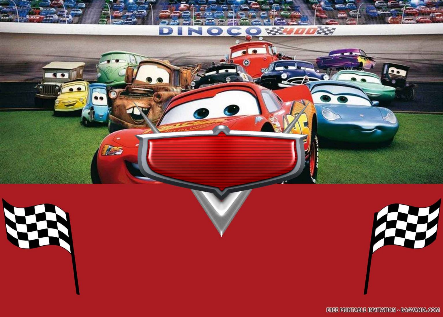 (FREE PRINTABLE) – Cars 2 Birthday Invitation Templates: Good Enough ...