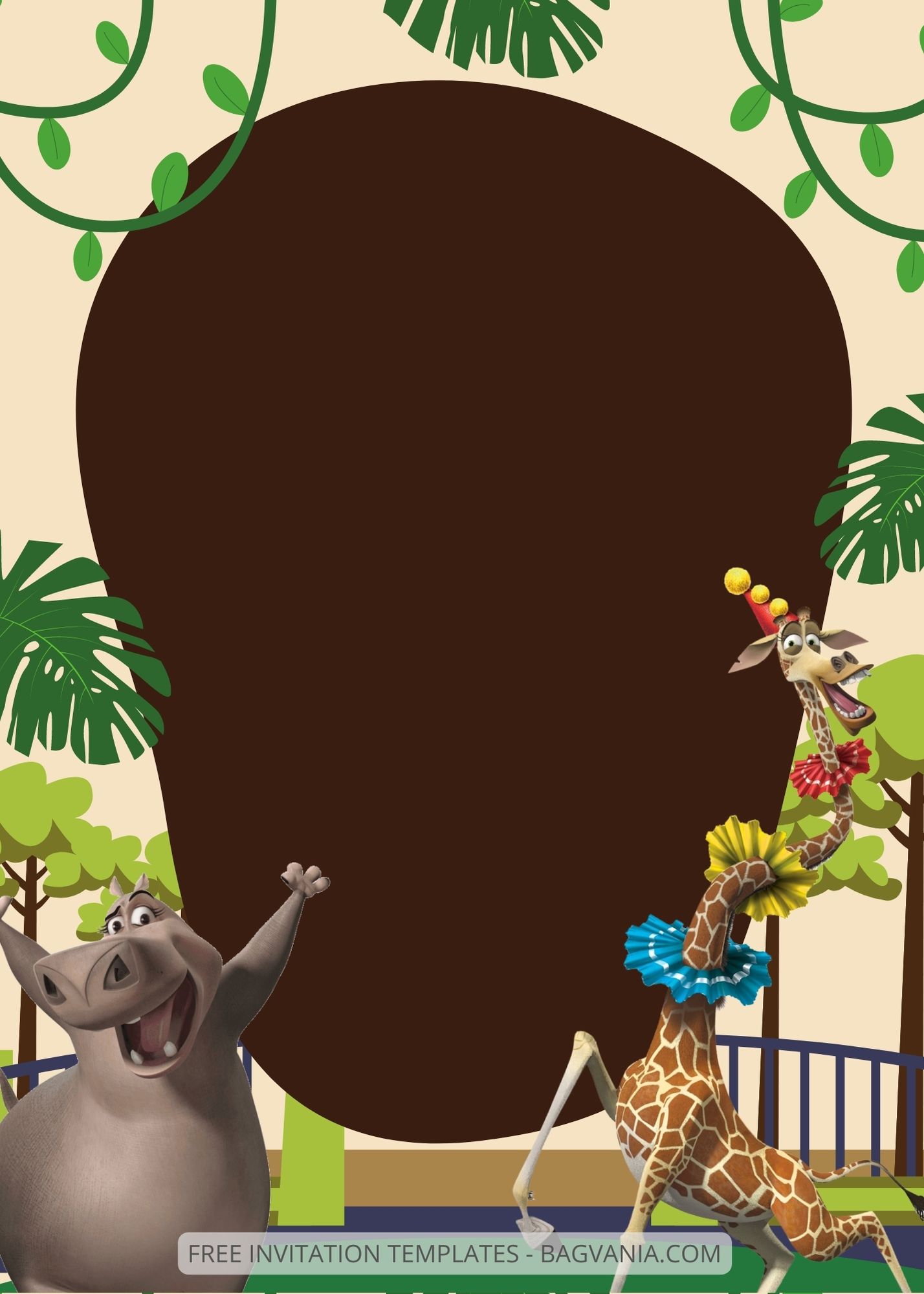 9+ Madagascar Canva Birthday Invitation Templates