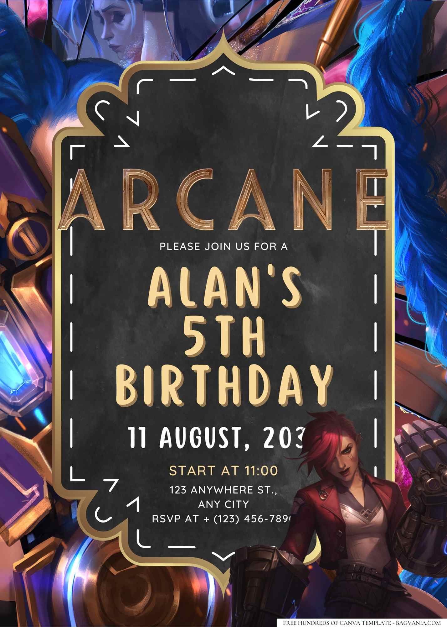 18+ Arcane Birthday Invitation Templates