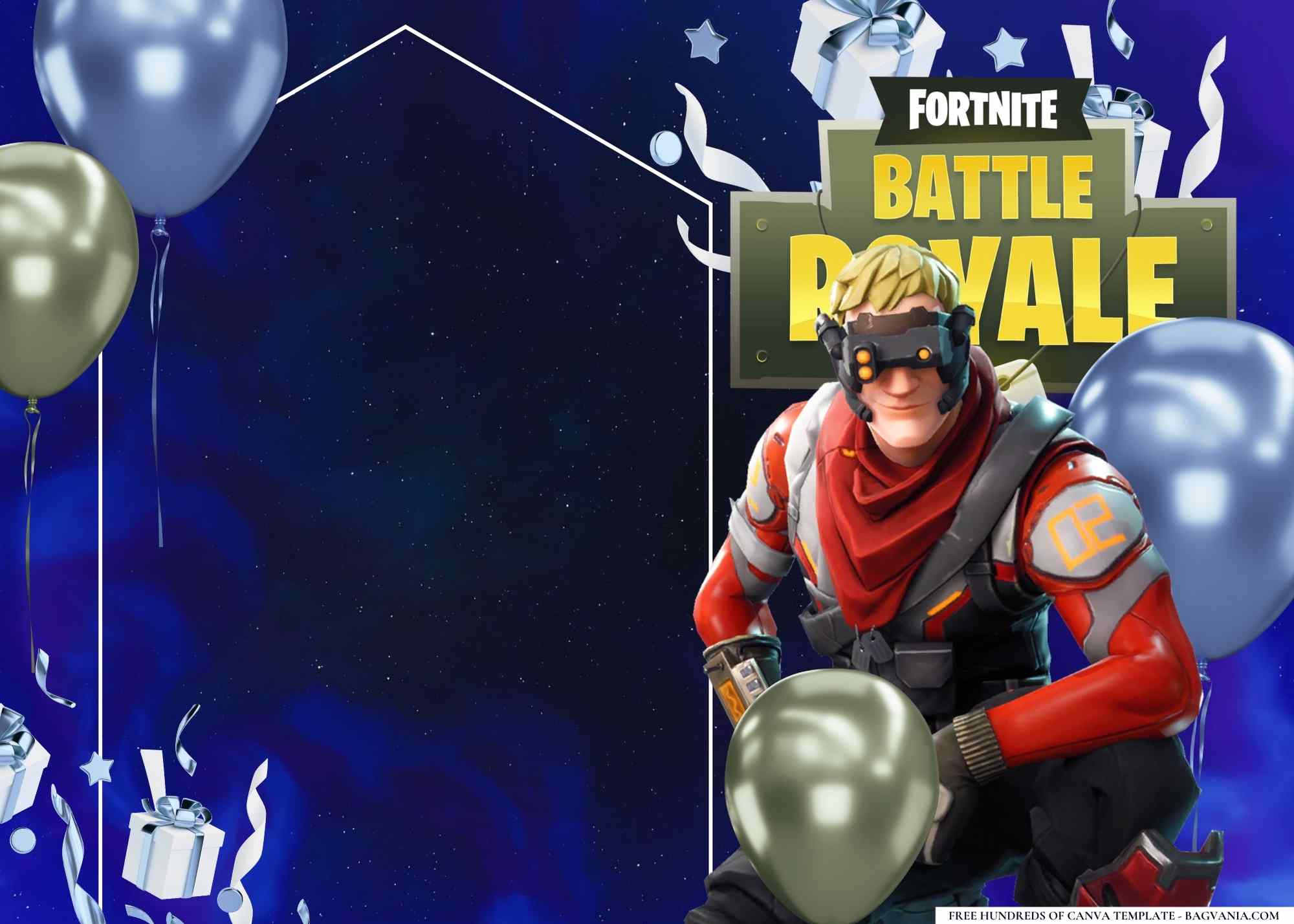 20+ Fortnite Battle Birthday Invitation Templates