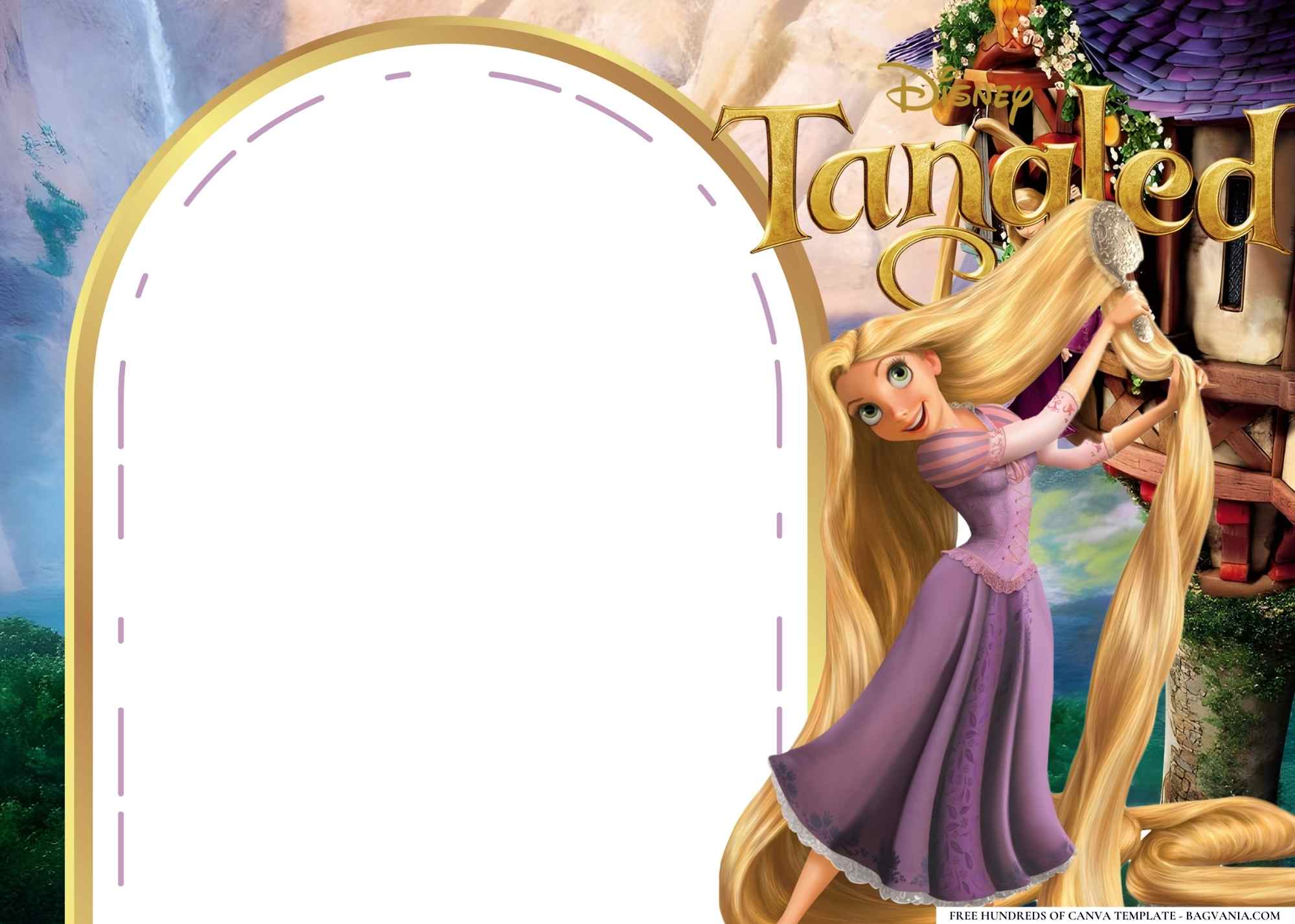 22+ Tangled Rapunzel Birthday Invitation Templates