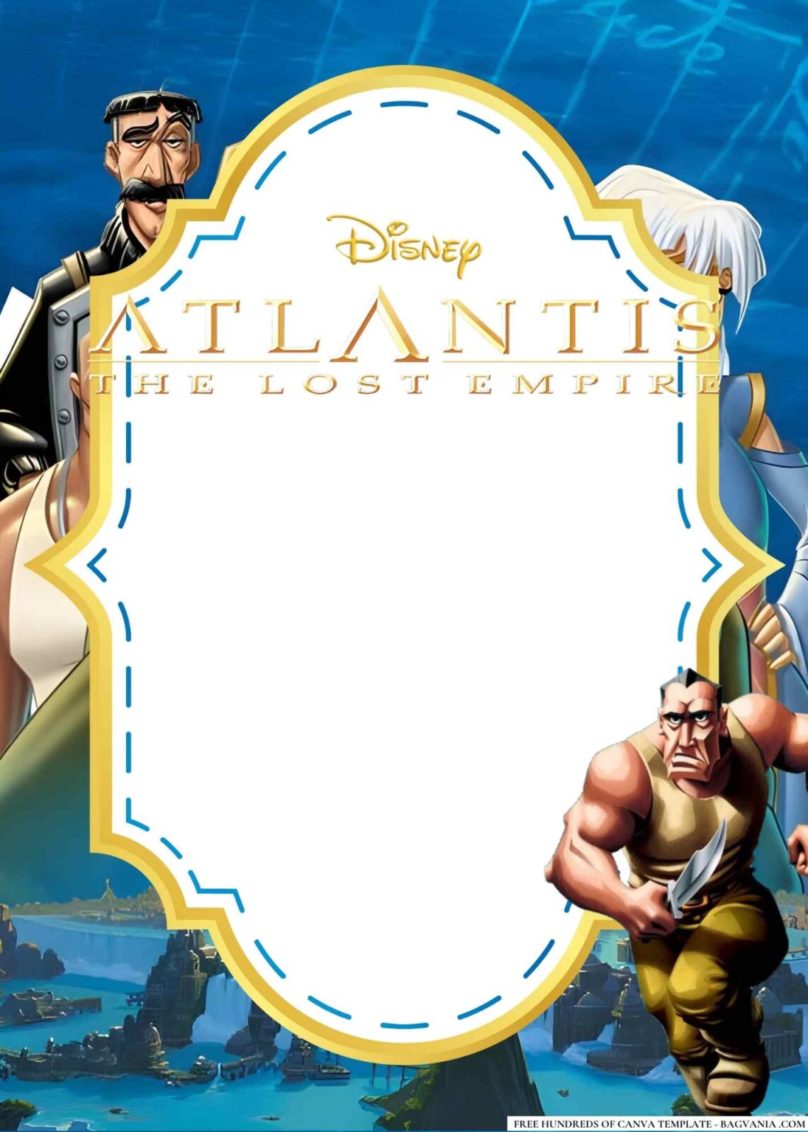 16+ Atlantis The Lost Empire Baby Shower Invitation Templates