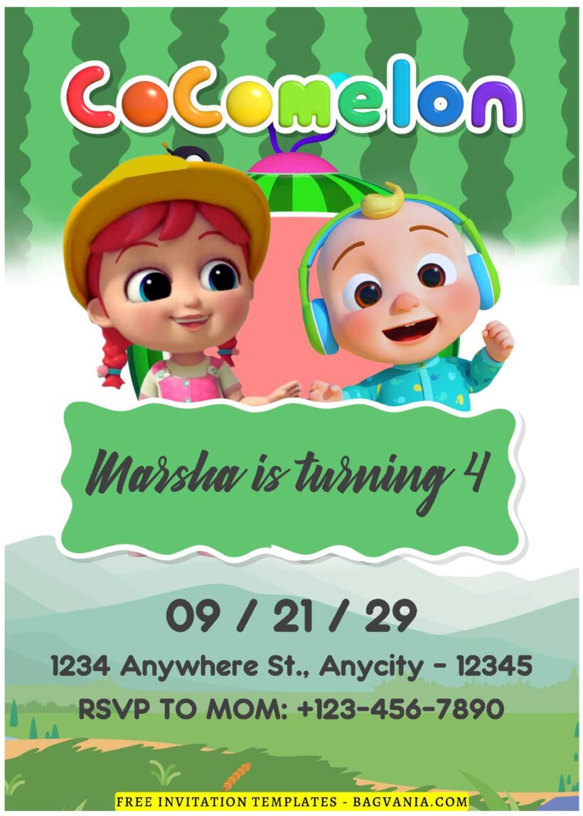 Cocomelon Invitation Templates Guide: Free Designs For Your Party!