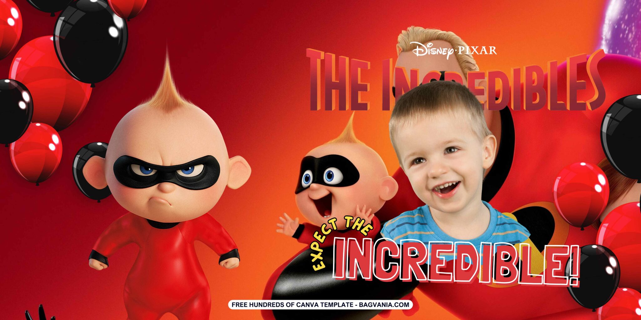 FREE Download The Incredibles Birthday Banner