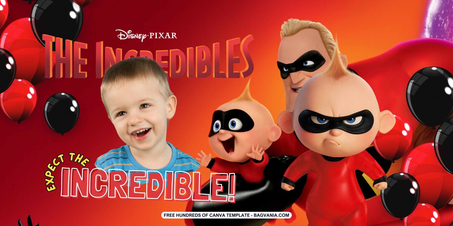 FREE Download The Incredibles Birthday Banner