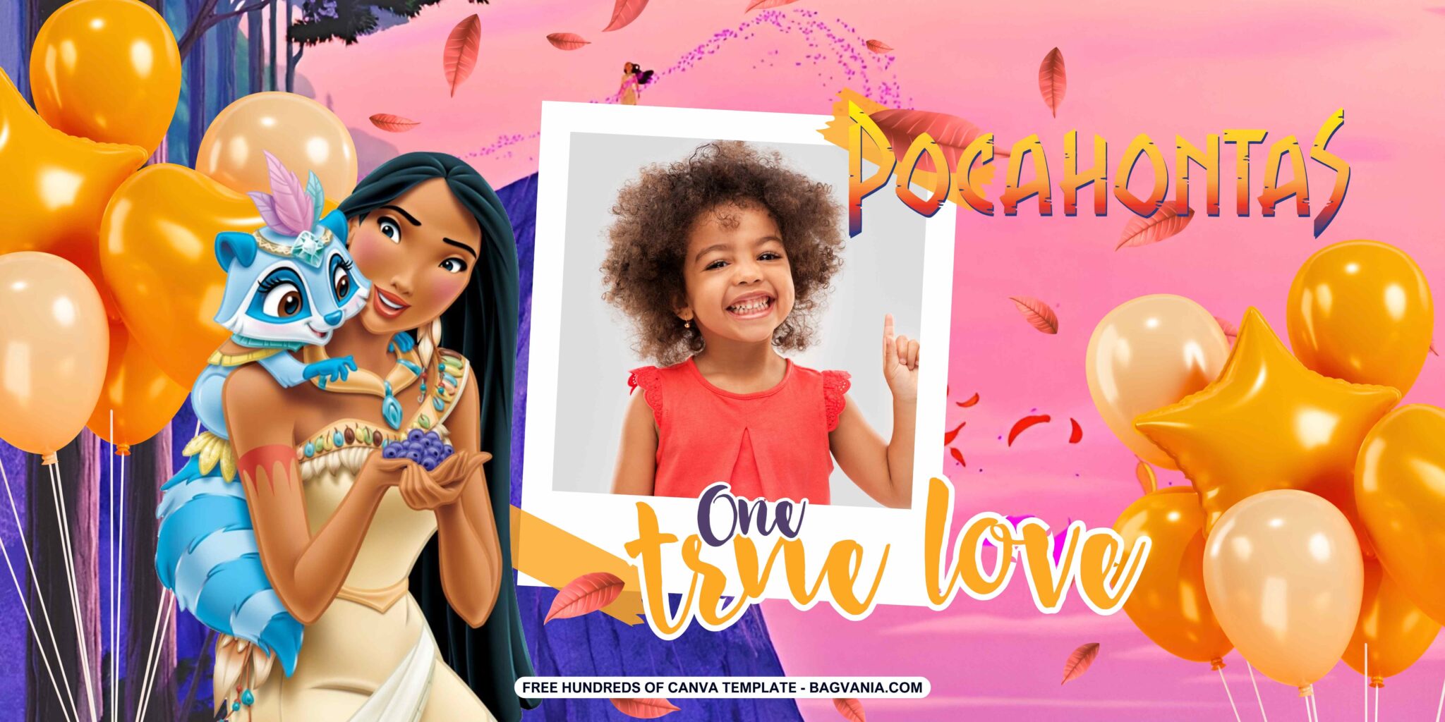 FREE Download Pocahontas Birthday Banner