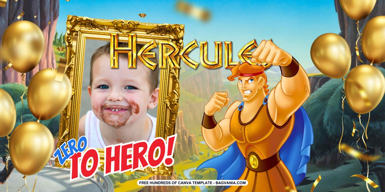 FREE Download Hercules Birthday Banner