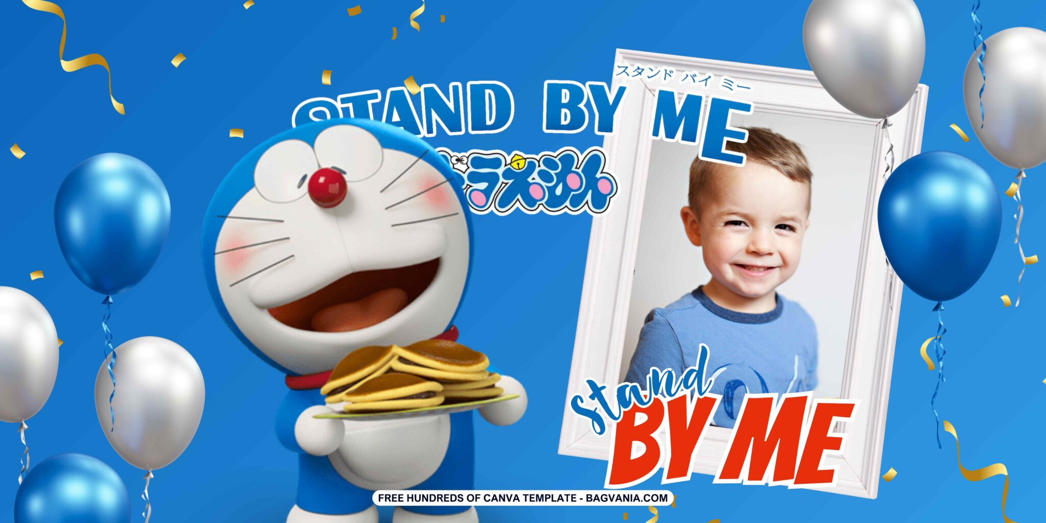 FREE Download Doraemon Birthday Banner