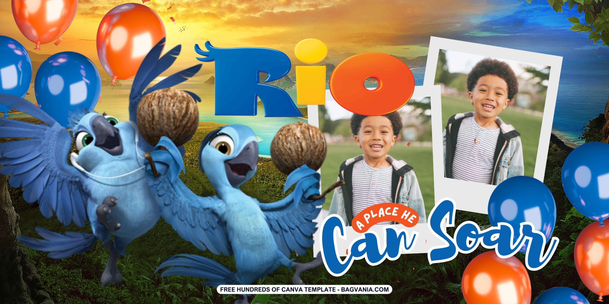 FREE Download Rio Birthday Banner
