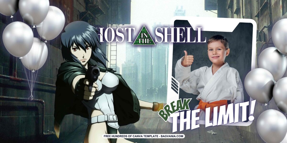 FREE Download Ghost in the Shell Birthday Banner