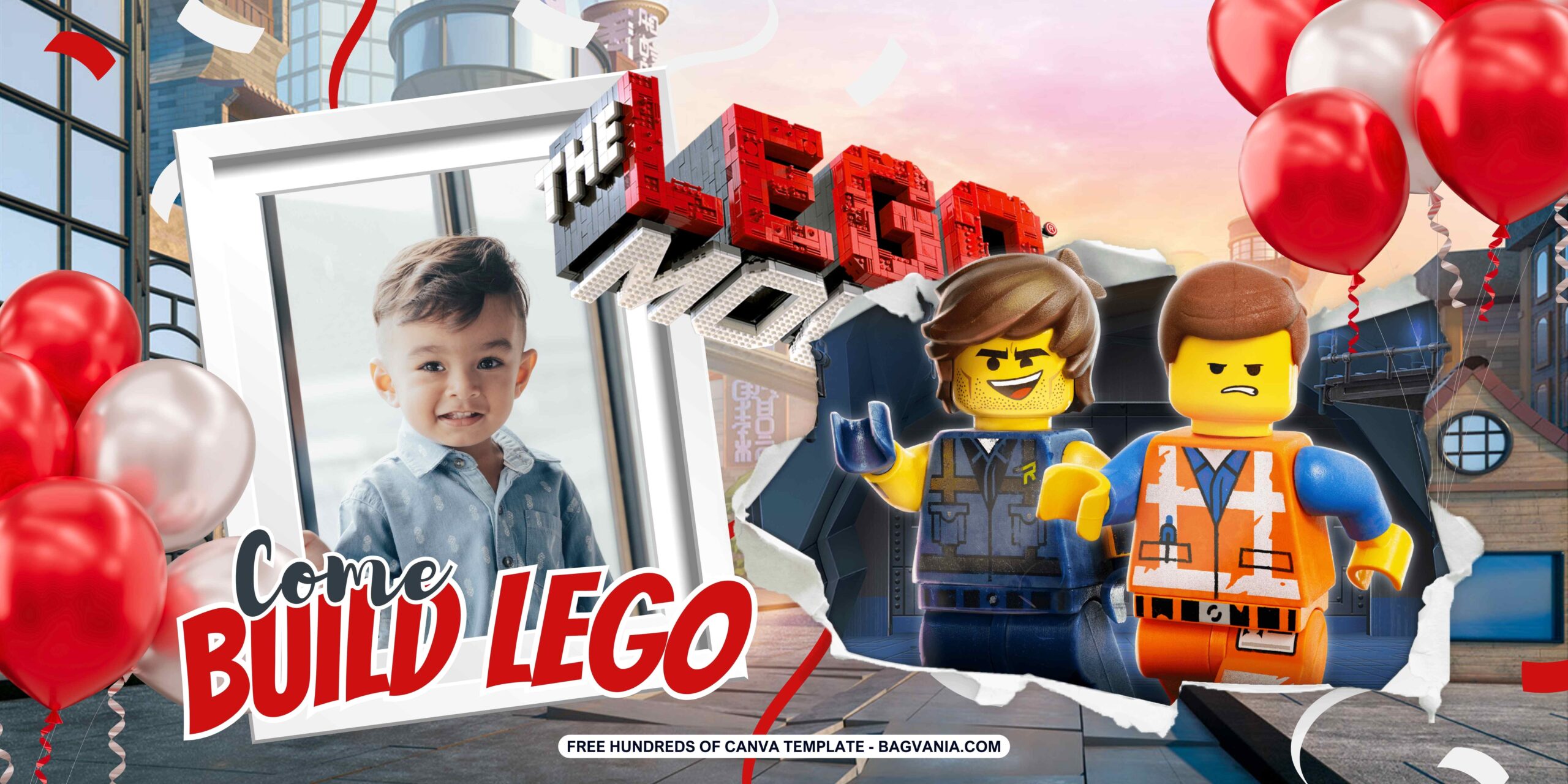 FREE Download LEGO Birthday Banner