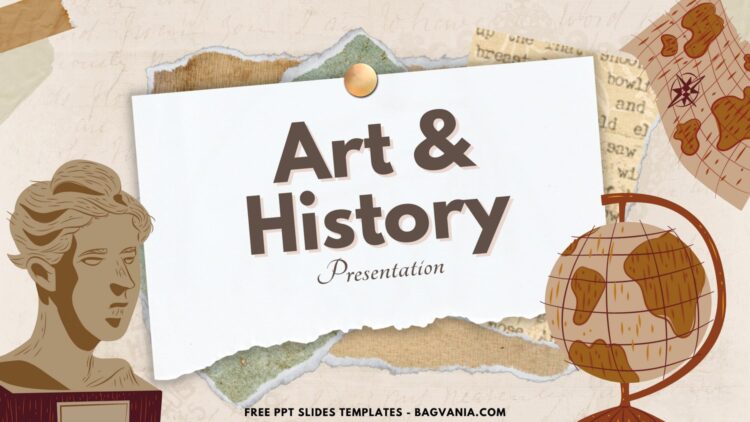 (Free Canva Template) Art & History PPT Slides Templates