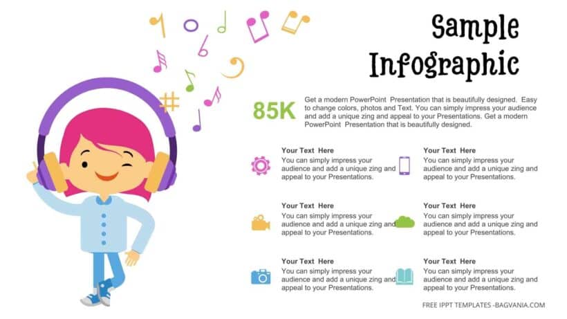 ( FREE Canva Templates ) Happy Music PPT Slides Templates