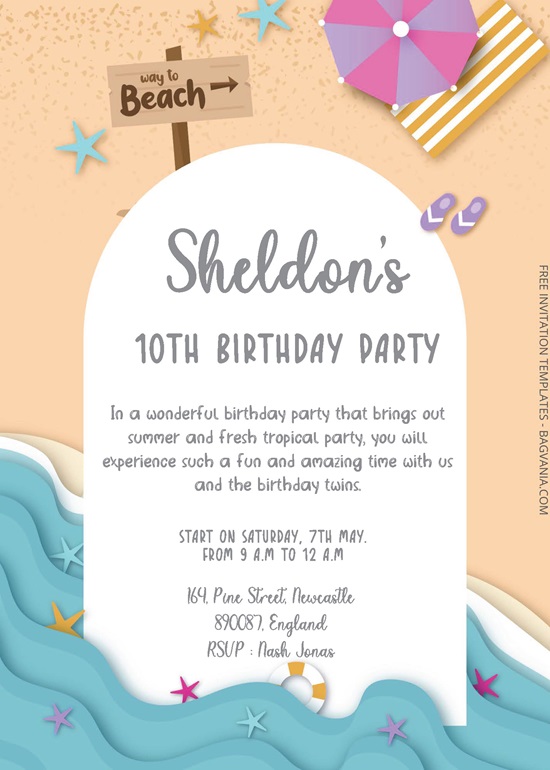 Beautiful Beach-Themed Birthday Party in 10 Steps