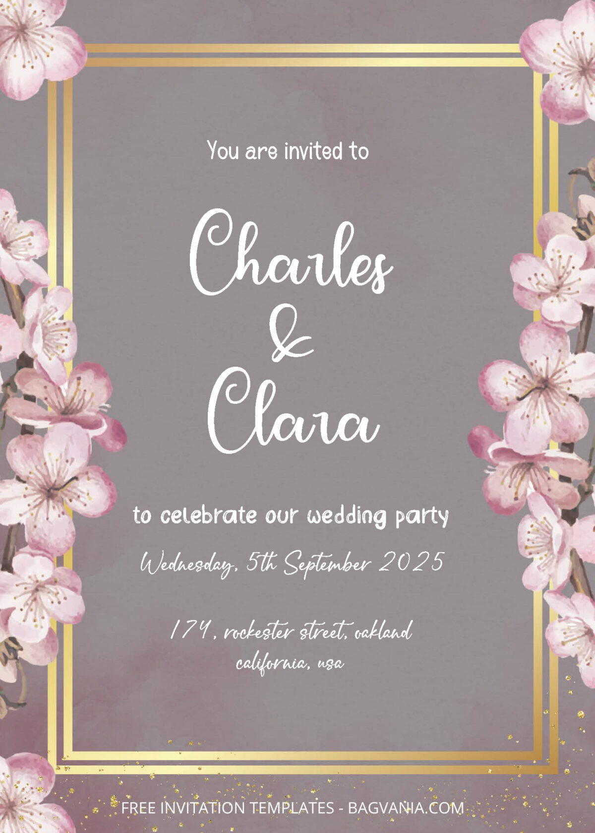 10 Beautiful Floral Invitation Templates for All the Year-End Parties