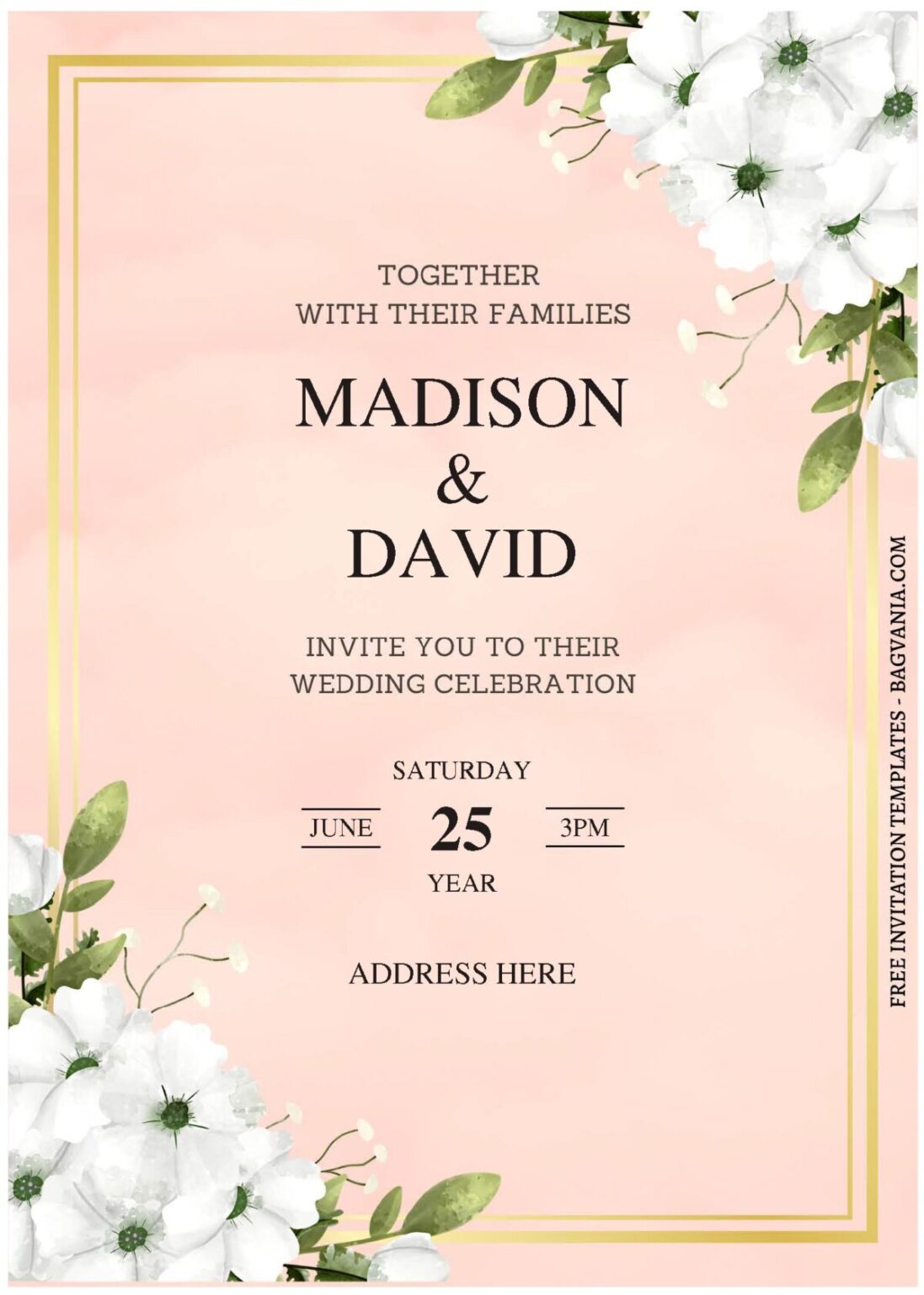 10 Beautiful and Multifunctional White Invitation Templates