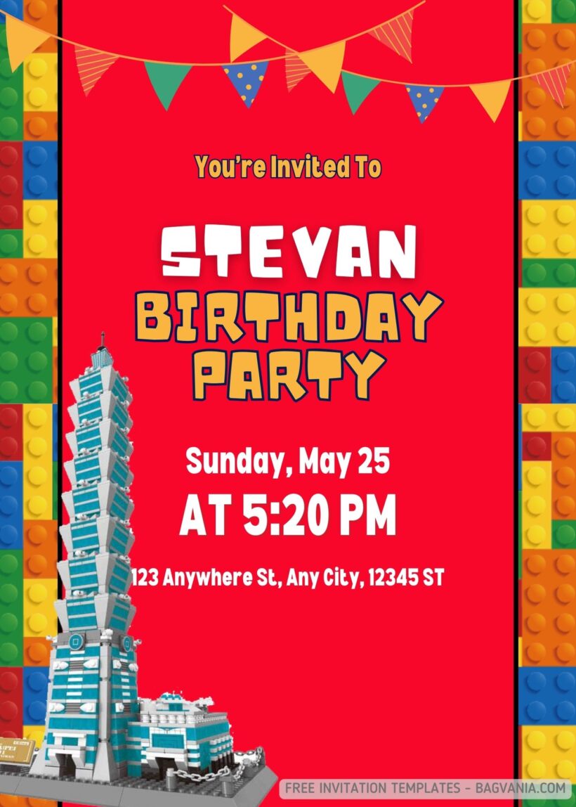10 Most Popular Lego Birthday Invitations
