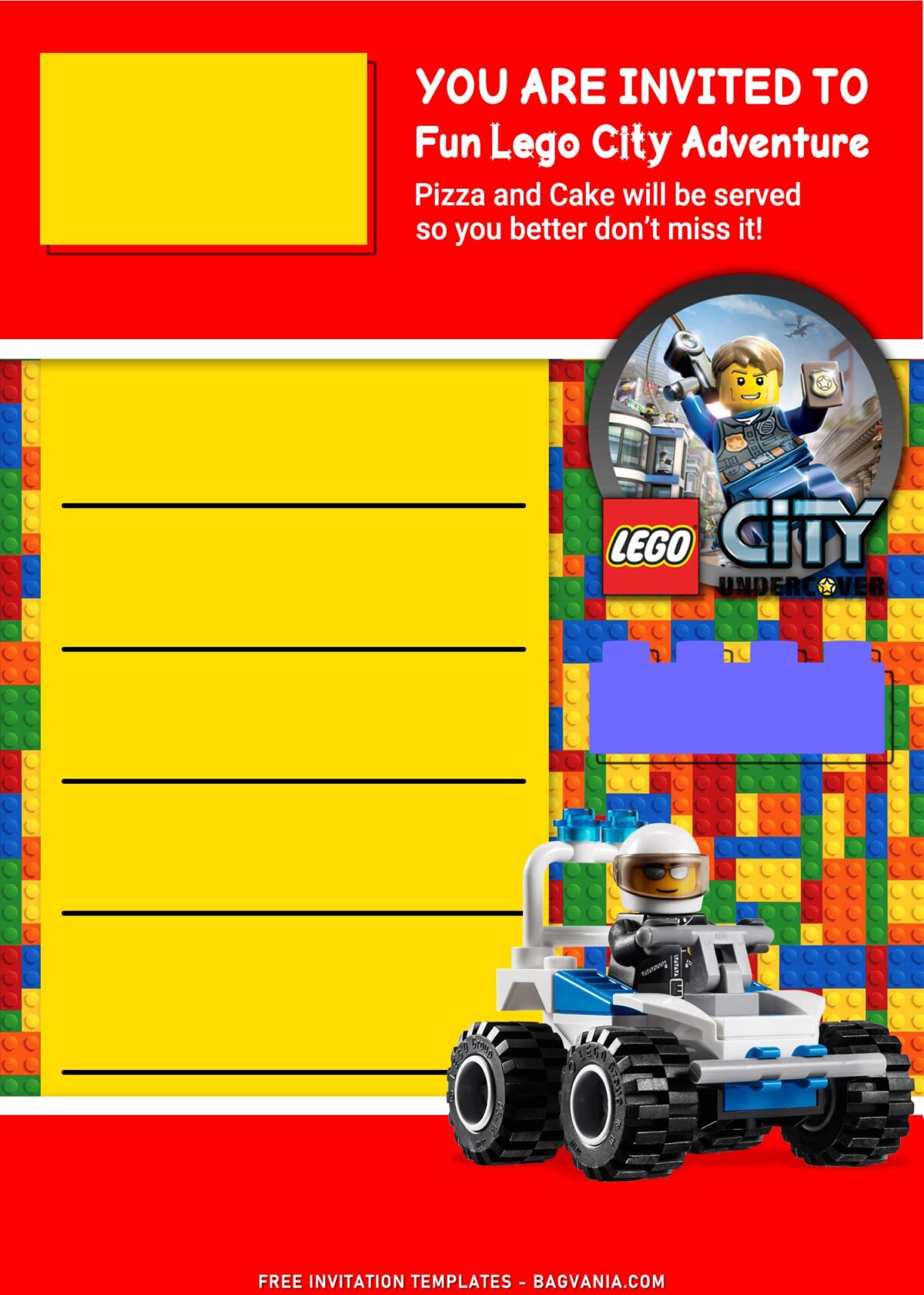 10 Most Popular Lego Birthday Invitations