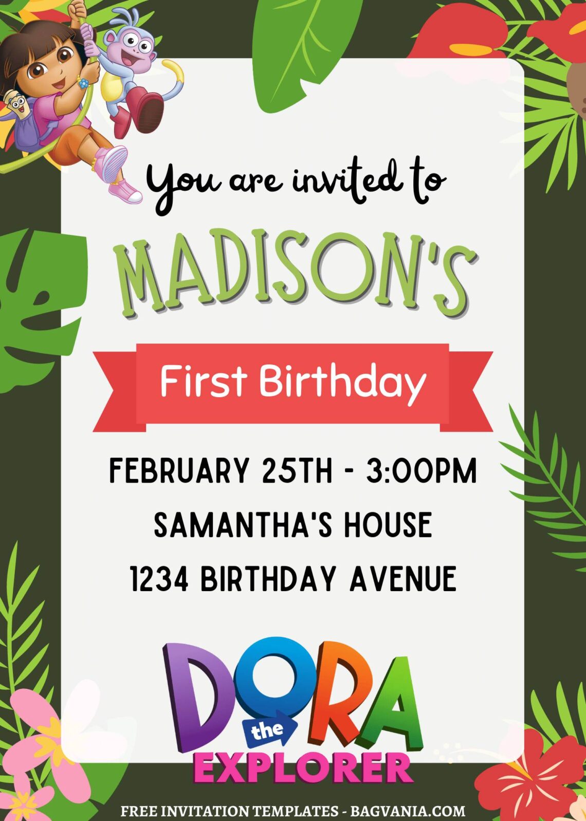 10 Adventure of Dora the Explorer Invitation Ideas