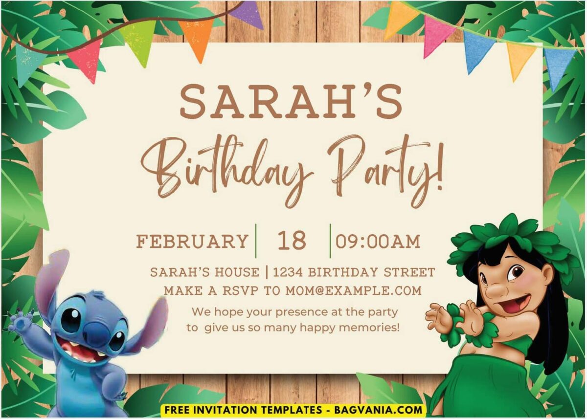 10 Most Favorite Lilo Stitch Invitations for Kids Party