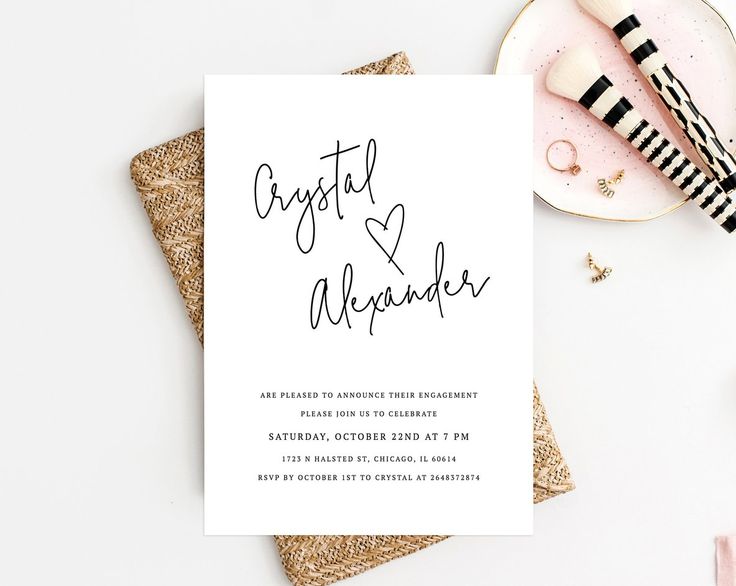 DIY Engagement Party Invites: Personal & Unique