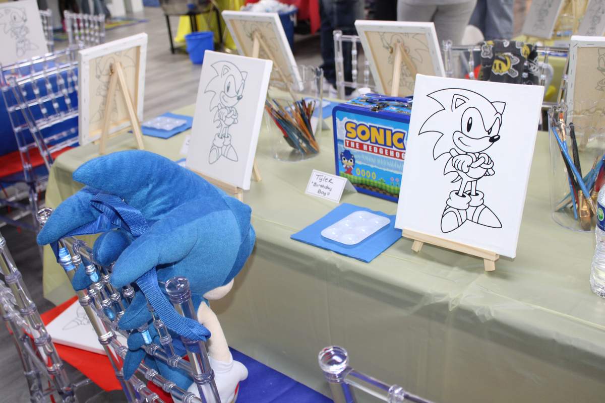 Sonic Birthday: FREE Template Planner & Canva Invitations