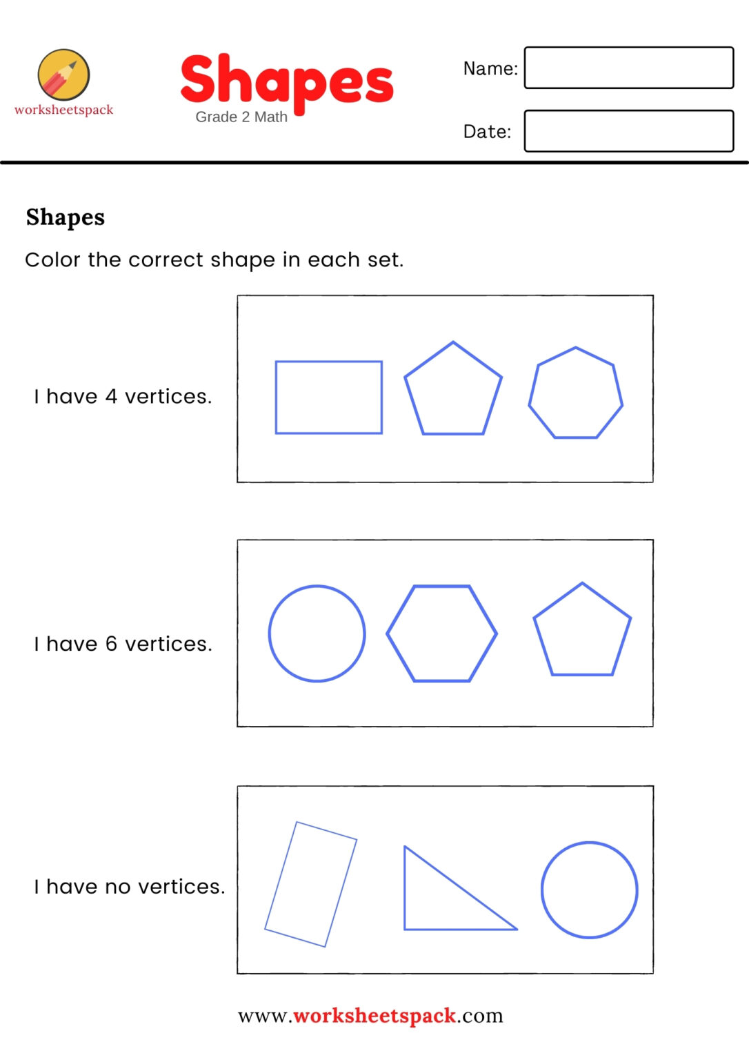Color the Shapes: Fun and Educational Activity for Children Aged 3-8