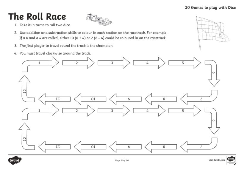 DIY Dice Games Printable You Can Make at Home