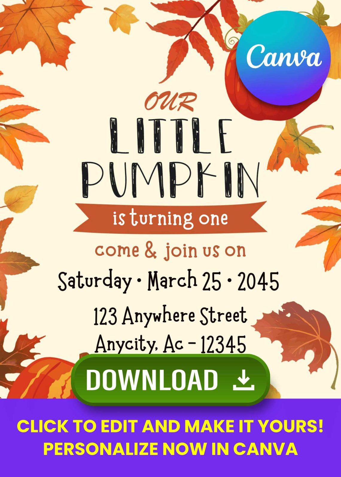 Free Editable Canva Templates – FREE Printable Invitation Templates ...