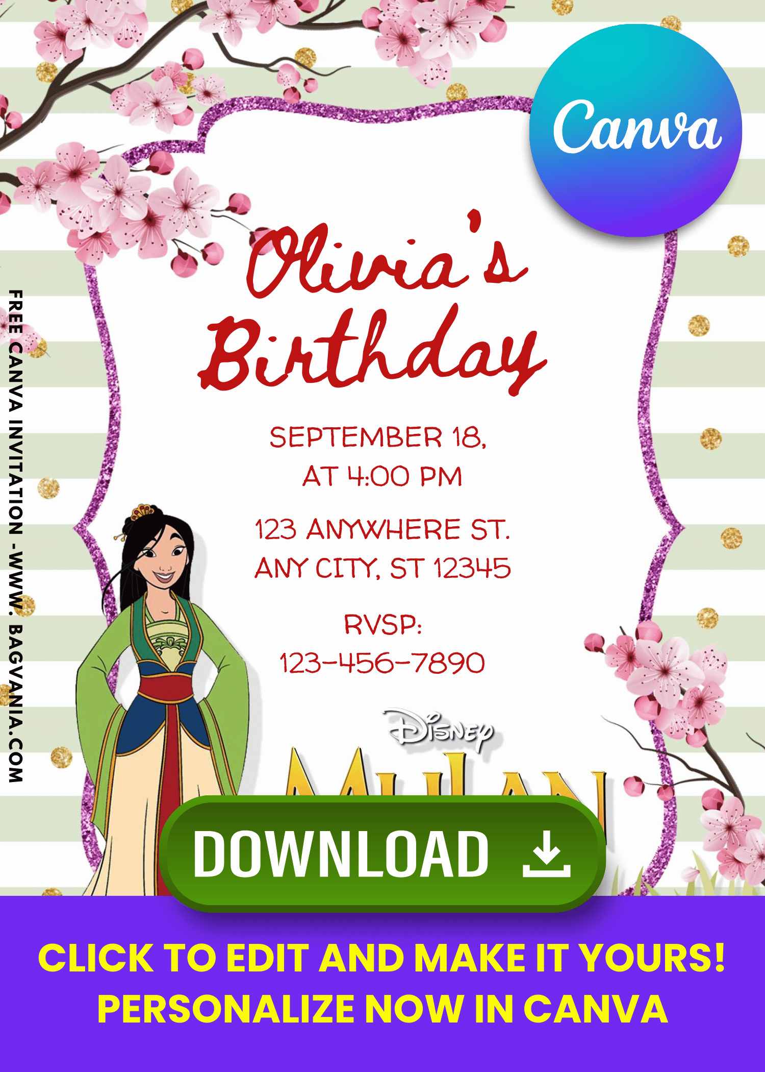 Free Editable Canva Templates – FREE Printable Invitation Templates ...
